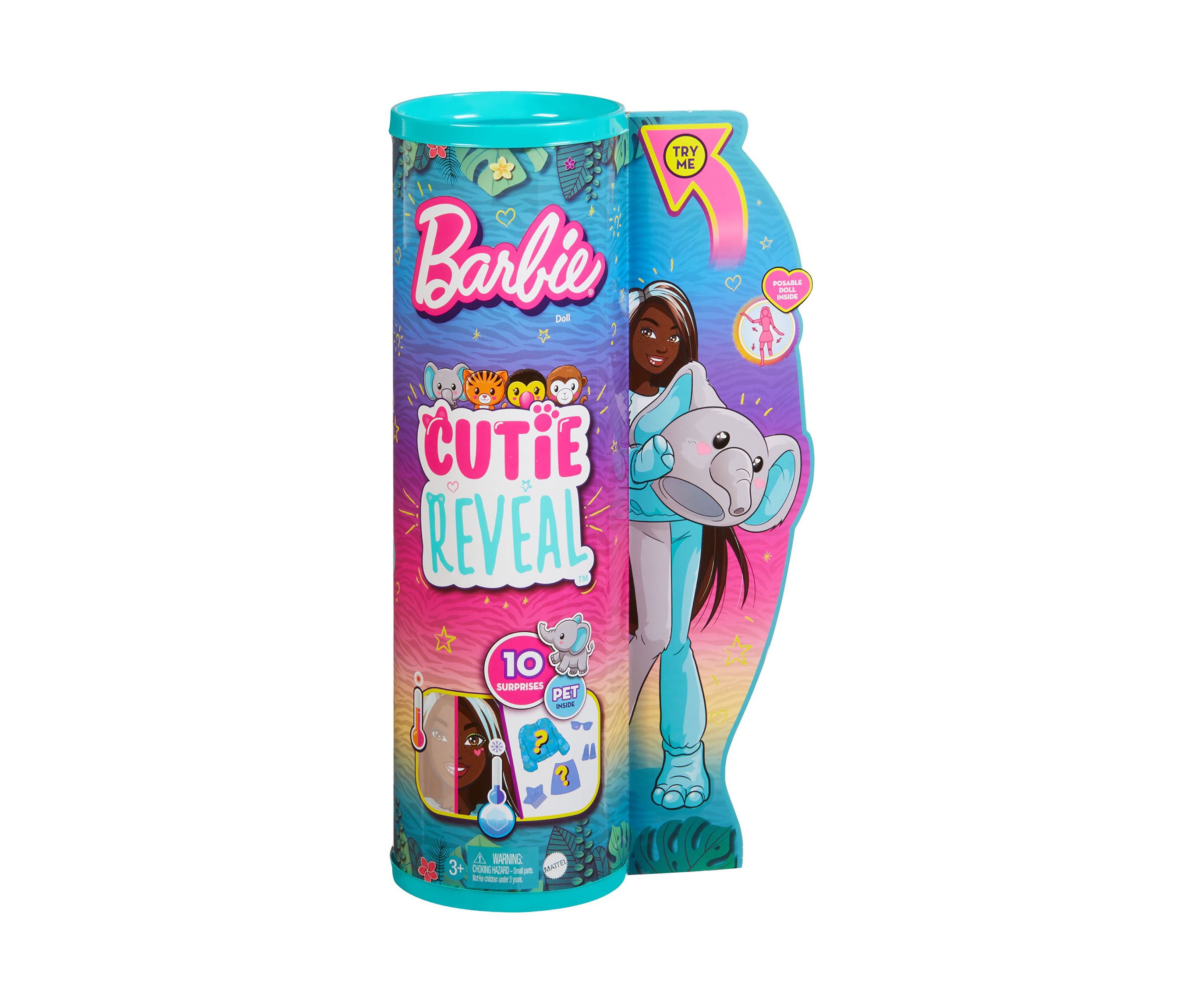 Barbie Cutie Reveal™ Jungle Series Elephant Doll | Belk