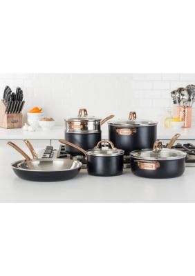 Viking Viking 2-Ply 11piece Black and Copper Cookware Set | belk