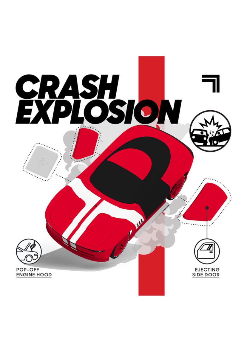Sharper Image Remote Control 2-Can-Play Crash and Smash Sports Cars | Belk