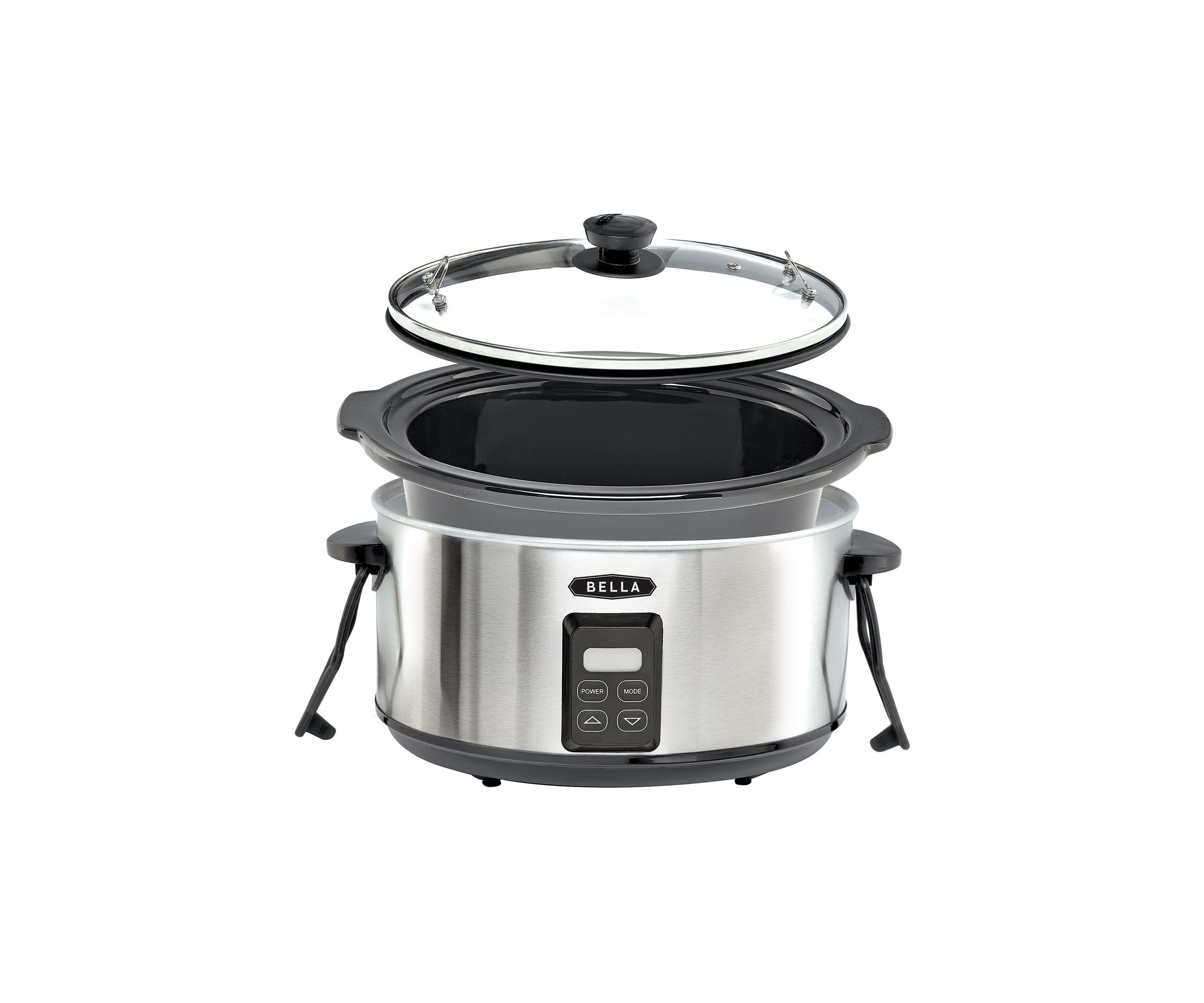 Bella® 5 Quart Programmable Slow Cooker, Stainless Steel | Belk