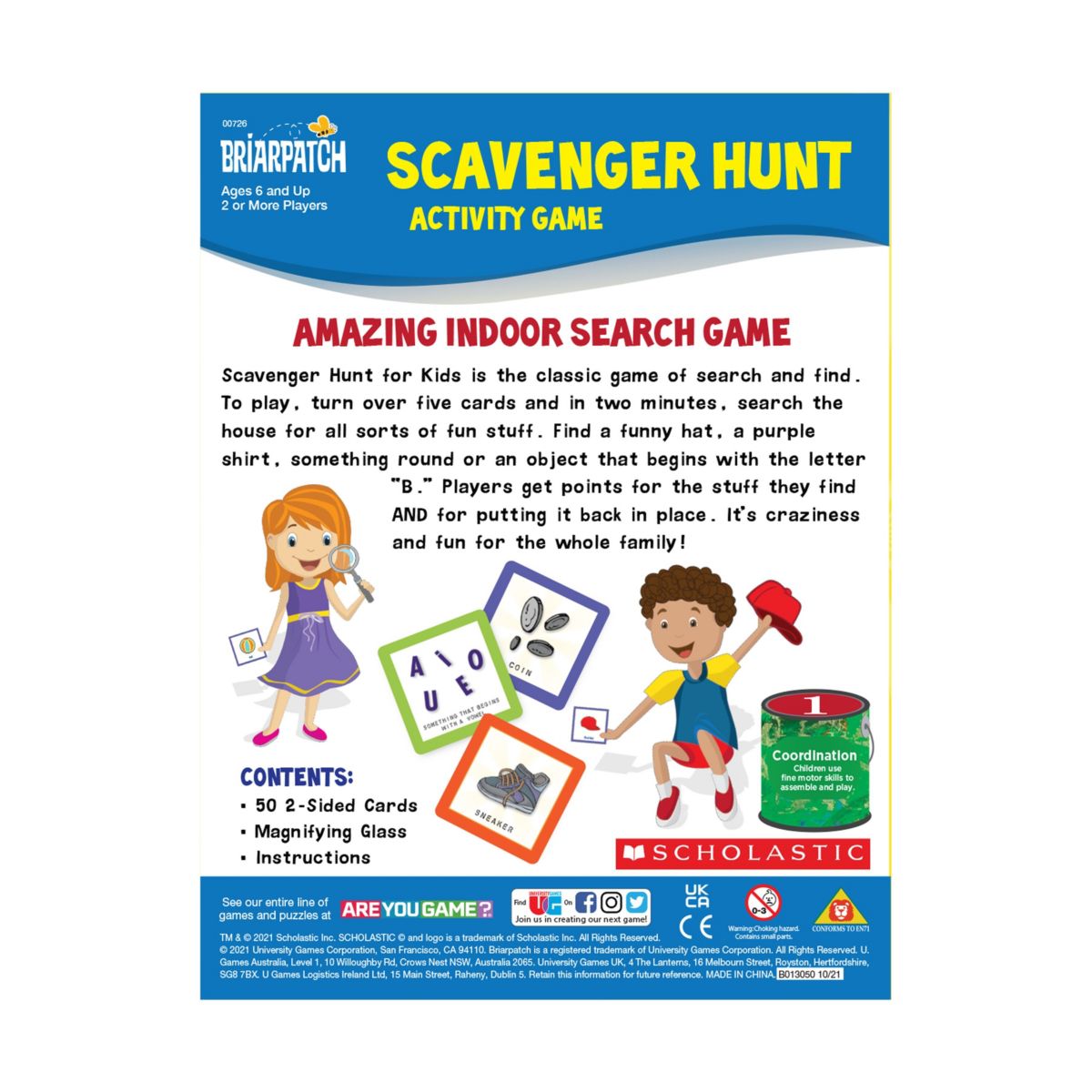 Briarpatch Scholastic Scavenger Hunt Activity Game | Belk
