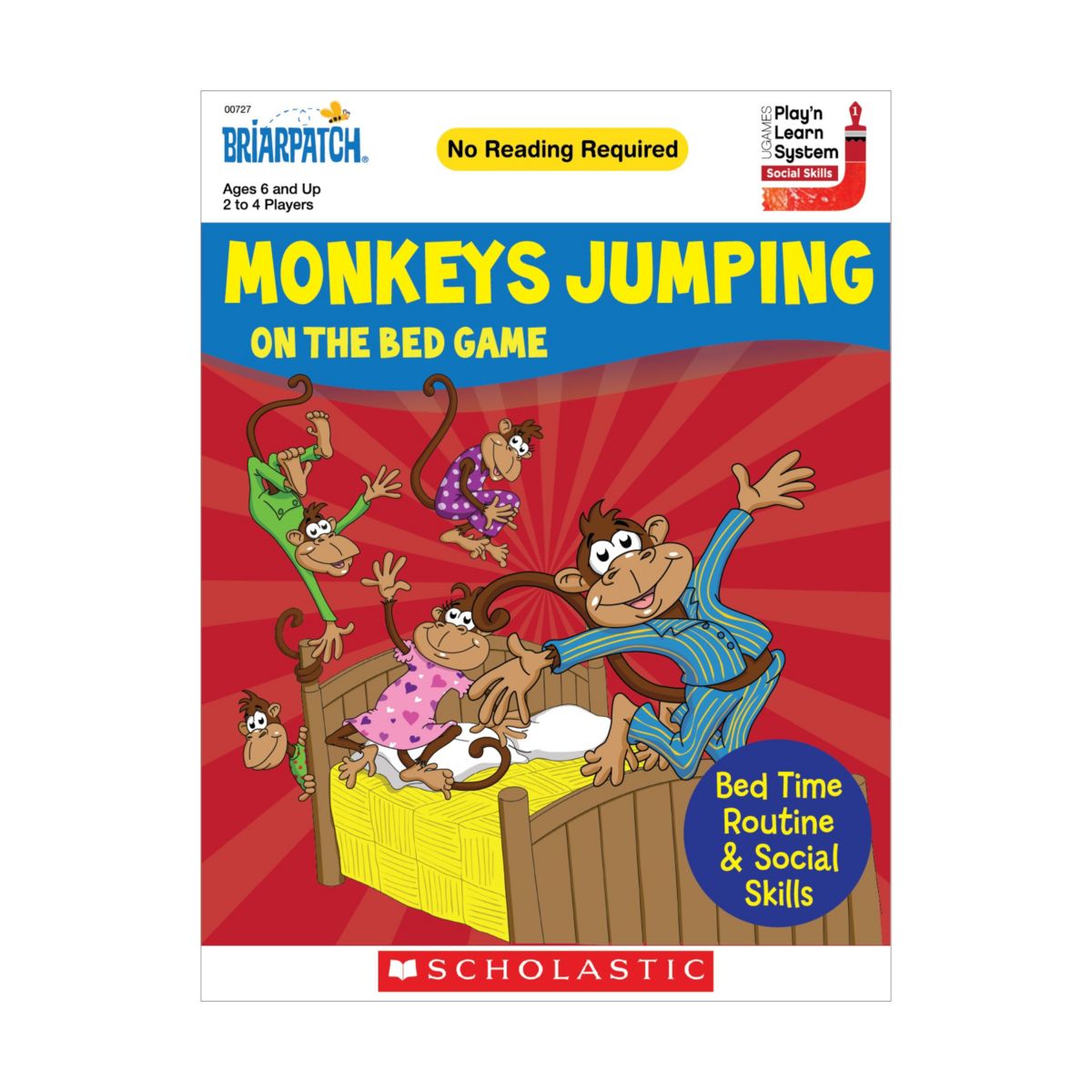 Briarpatch Scholastic Monkeys Jumping on the Bed Game | Belk