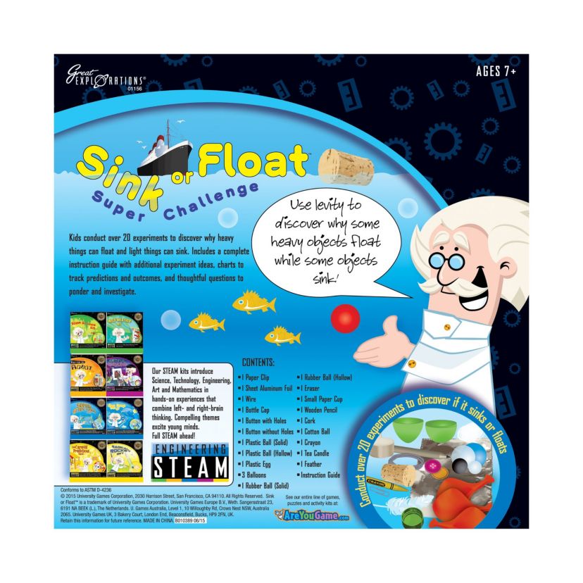 Great Explorations STEAM Learning System - Engineering: Sink or Float ...