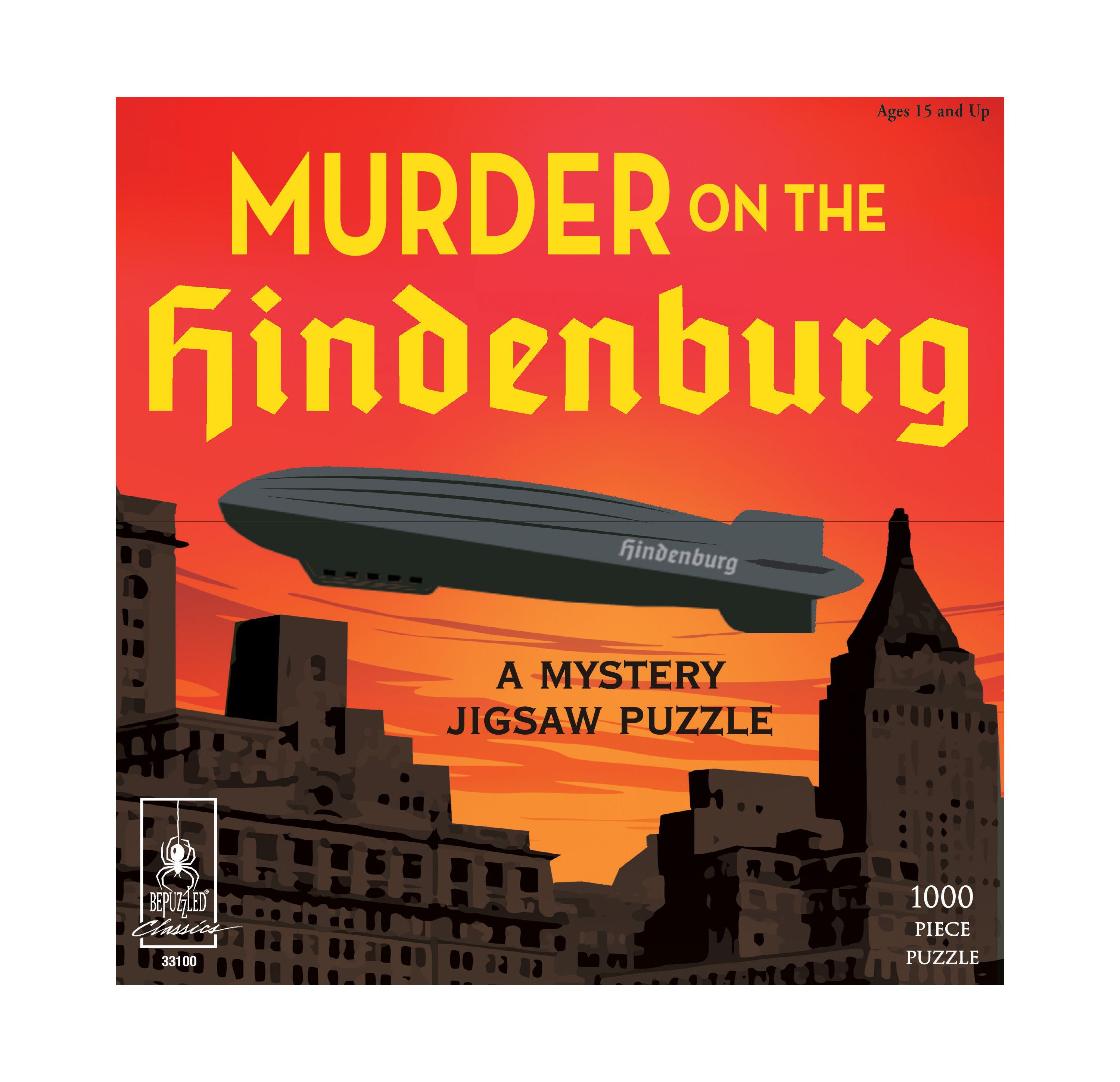 BePuzzled Murder on the Hindenburg Classic Mystery Jigsaw Puzzle: 1000 ...