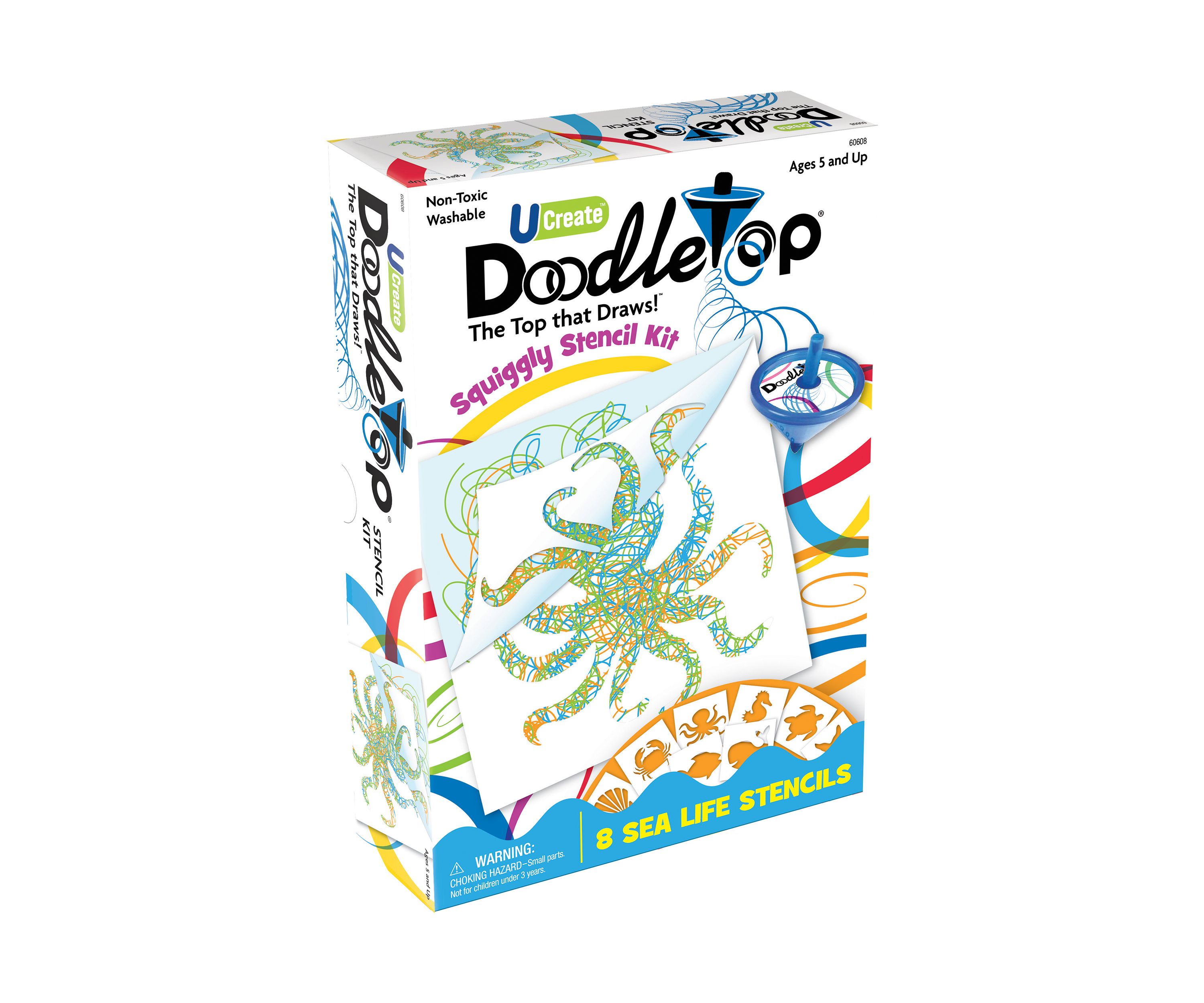 U-Create Doodletop Stencil Kit - Sea Life | Belk