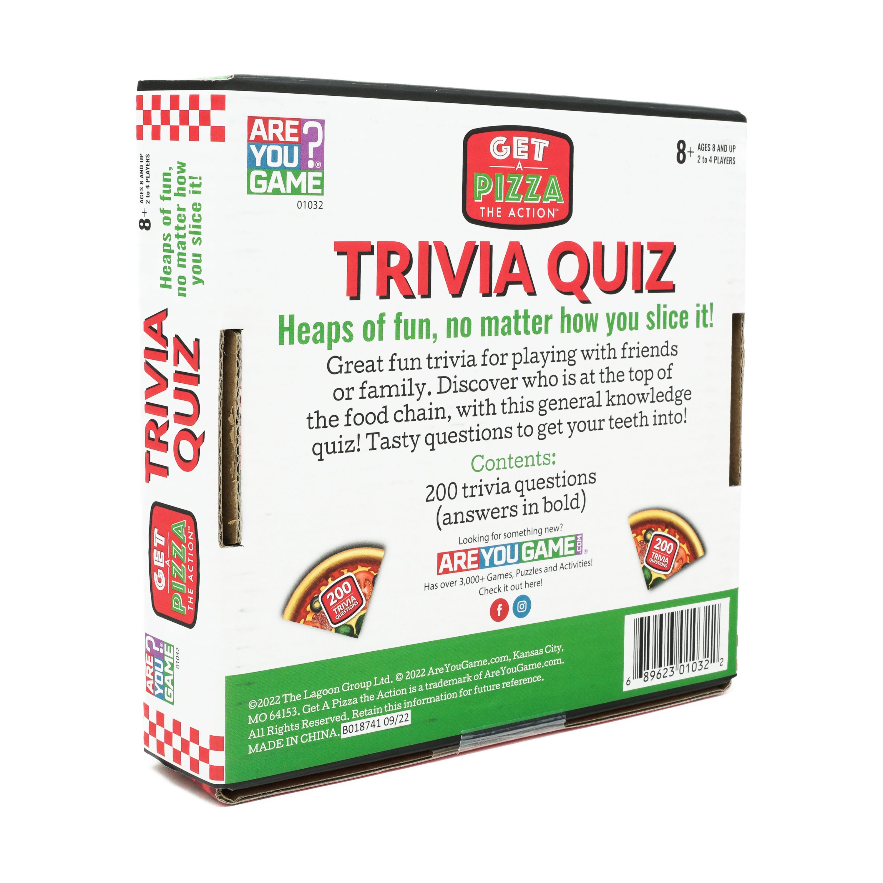 AreYouGame.com Get a Pizza the Action Trivia Quiz | Belk
