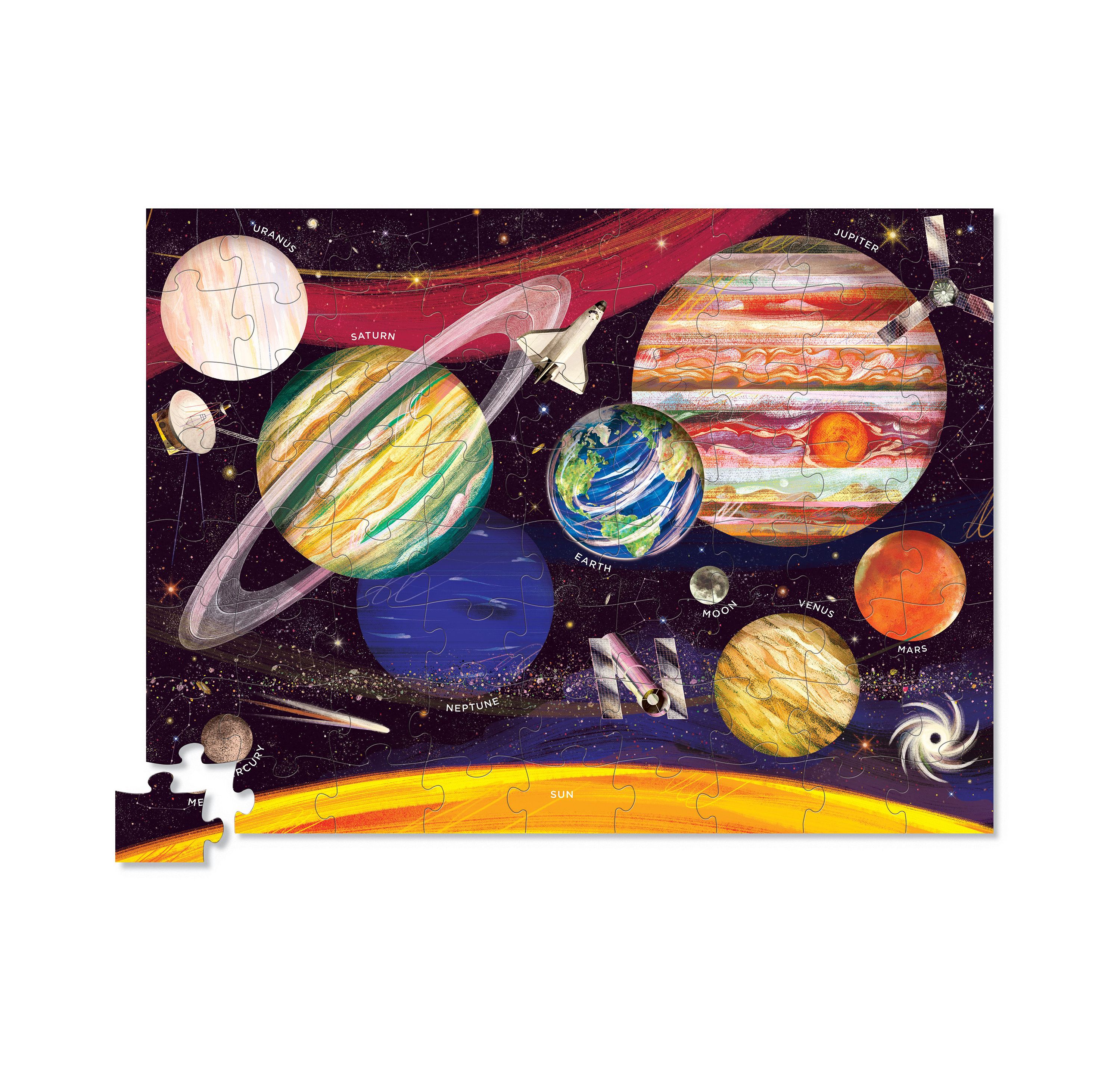 Crocodile Creek Solar System Round Box Puzzle: 72 Pcs | Belk