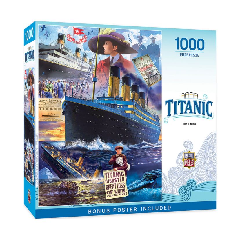Masterpieces Puzzles The Titanic - Collage Puzzle: 1000 Pcs | Belk