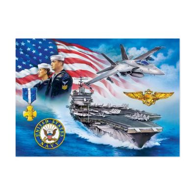 Masterpieces Puzzles America's Navy - Anchors Aweigh: 1000 Pcs | belk