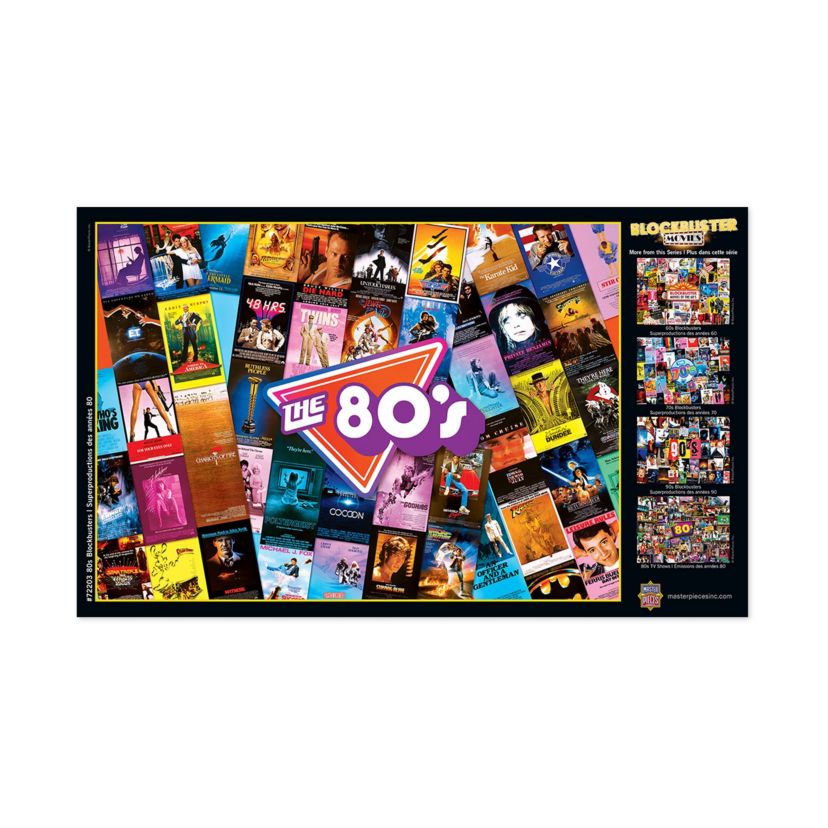 Masterpieces Puzzles Blockbuster Movies - 80s Blockbusters: 1000 Pcs | Belk