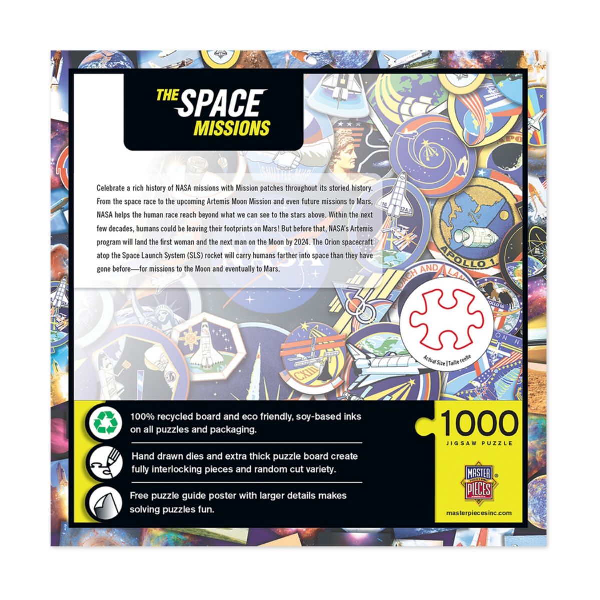 Masterpieces Puzzles NASA - The Space Missions: 1000 Pcs | Belk