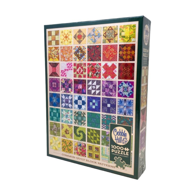 Cobble Hill Puzzle Company Common Quilt Blocks: 1000 Pcs | Belk