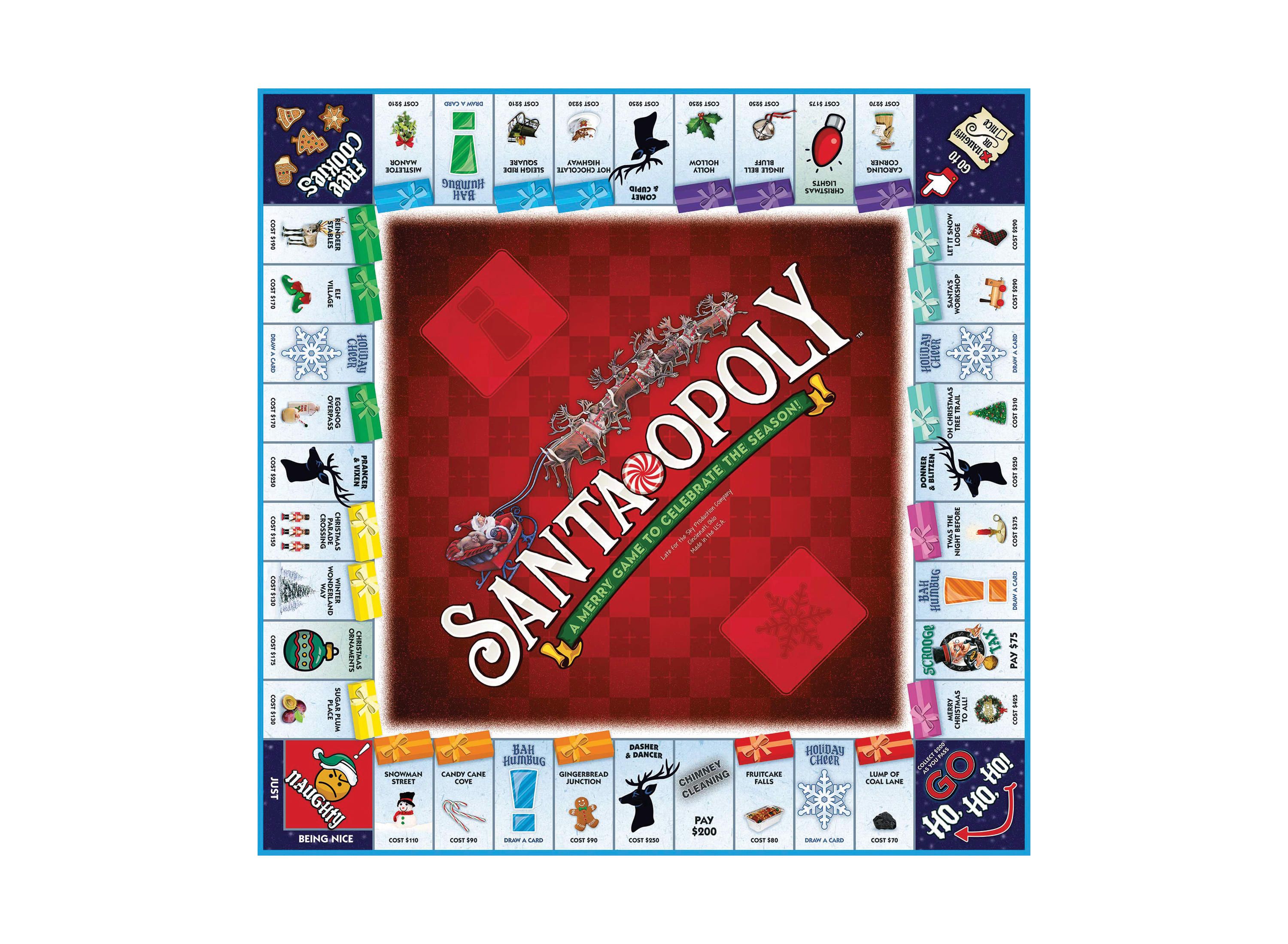 Outset Media Santa-Opoly Board Game | Belk