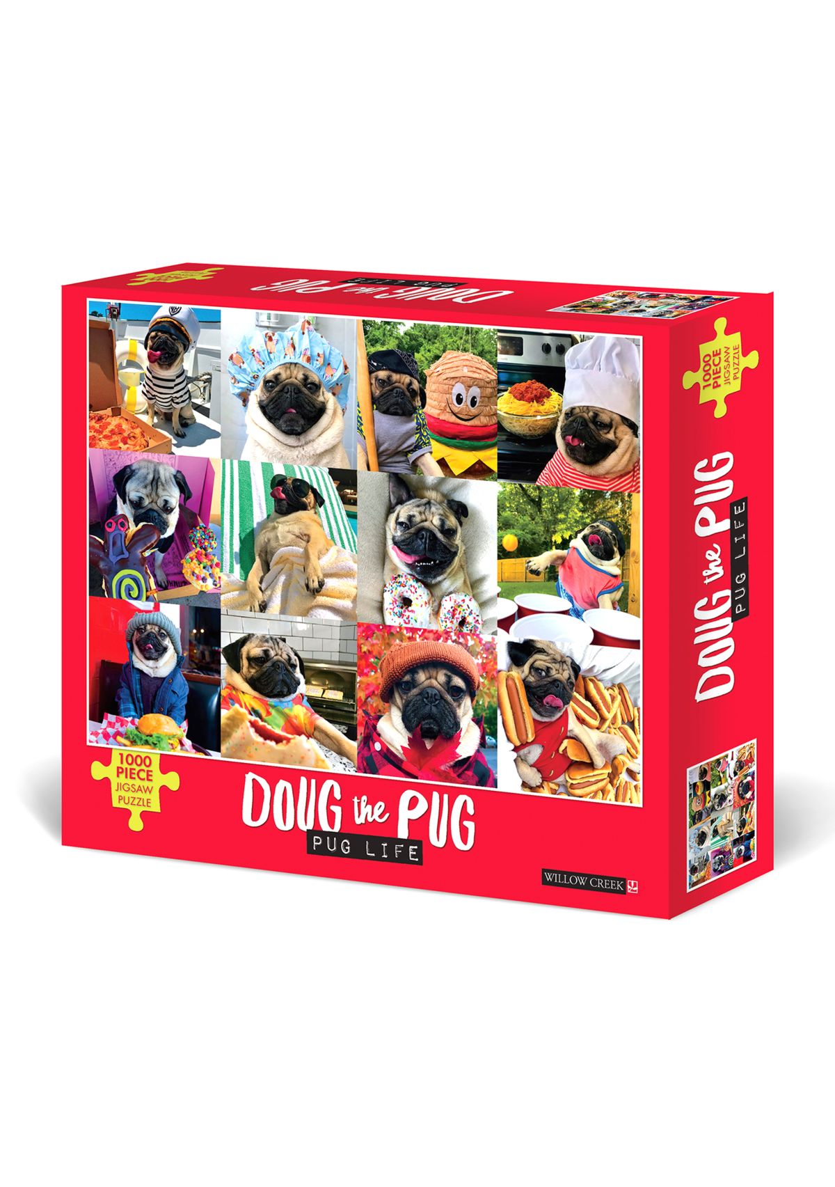 Willow Creek Press Doug the Pug - Pug Life: 1000 Pcs | Belk