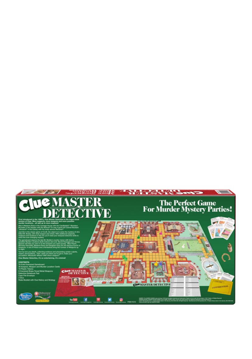 Winning Moves Clue - Master Detective Family Game | Belk