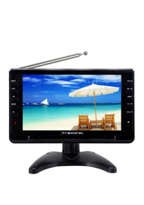 Trexonic Portable Ultra Lightweight Rechargeable Widescreen 9 Inch LCD ...