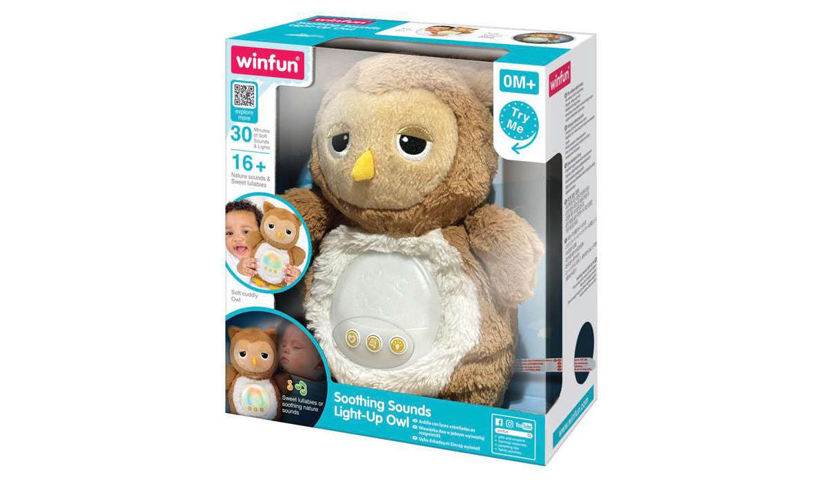 Winfun Soothing Sounds Light Up Owl | Belk