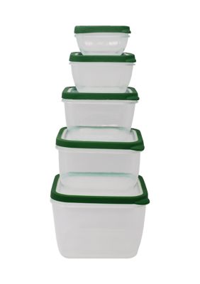 Farberware 10-Piece Square Vented Nesting Storage Set | belk