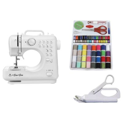 Michley Michley LSS-505+ Combo 12-Stitch Desktop Sewing Machine with ...