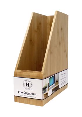 Heritage Living Bamboo File Holder | belk
