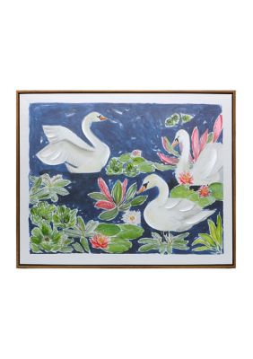 Bramble & Sage Swan Wall Art | belk