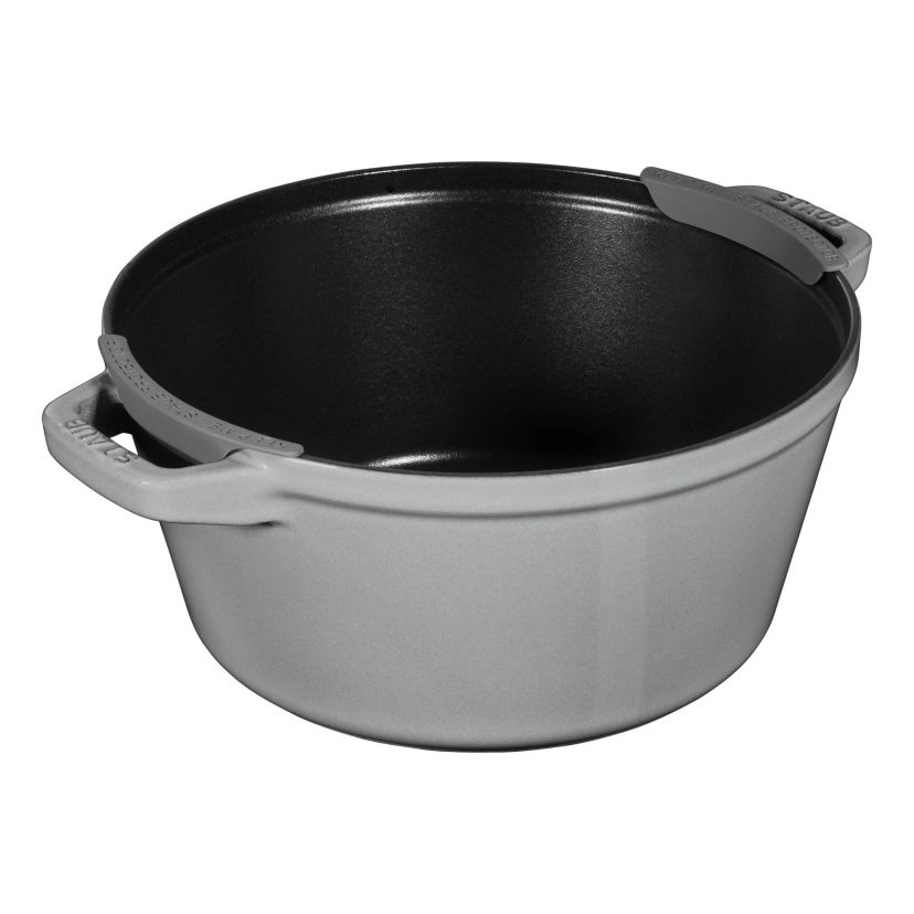 Staub 4pc Cast Iron Stackable Cookware Set Graphite Gray | Belk