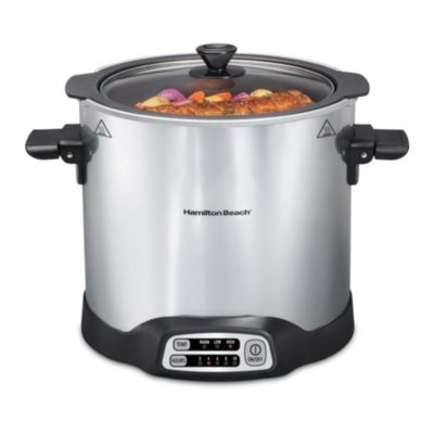 Hamilton Beach® 10qt Sear & Cook Stockpot Slow Cooker Silver | Belk