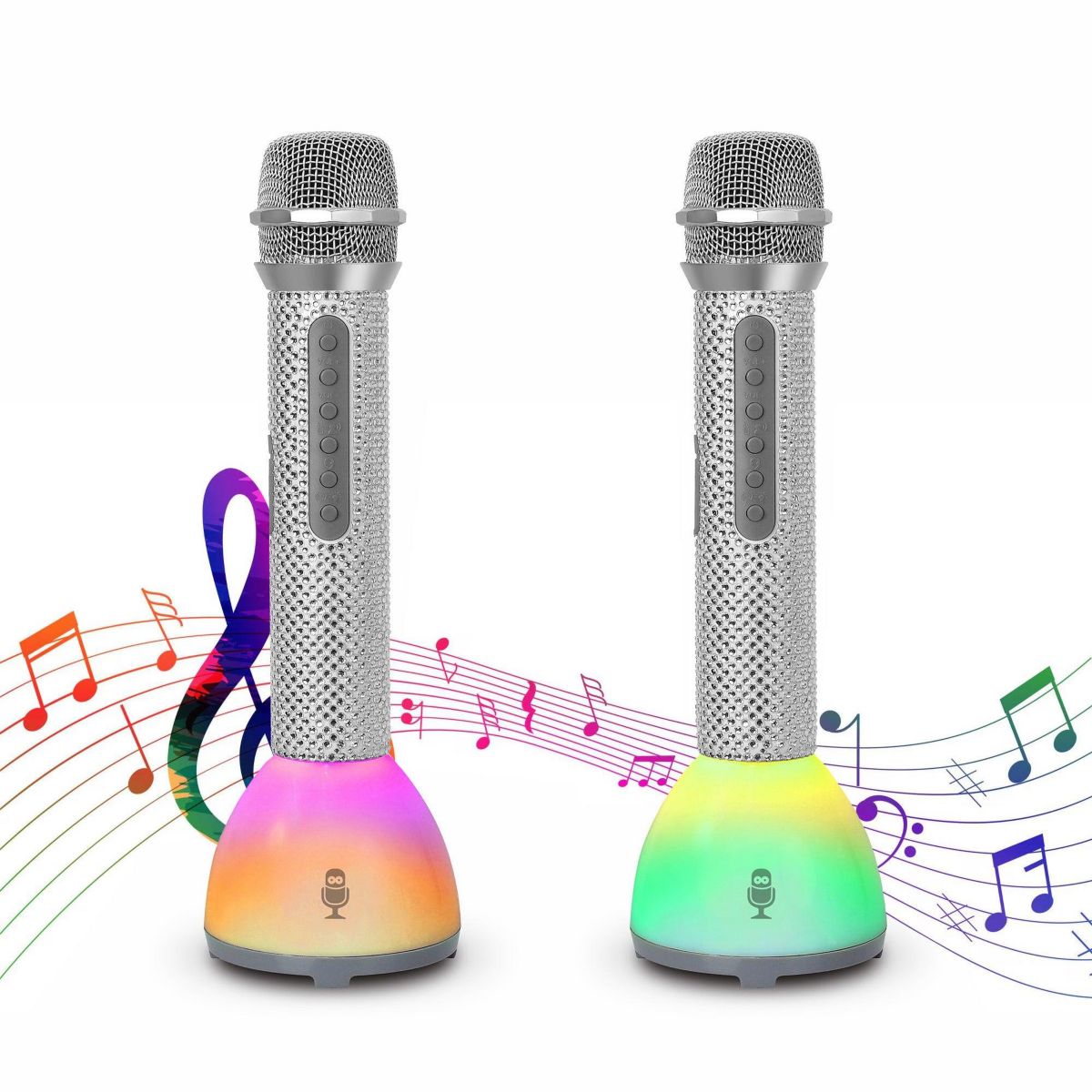 Singing Machine Bling Duets Walkie Talkie Microphone | Belk
