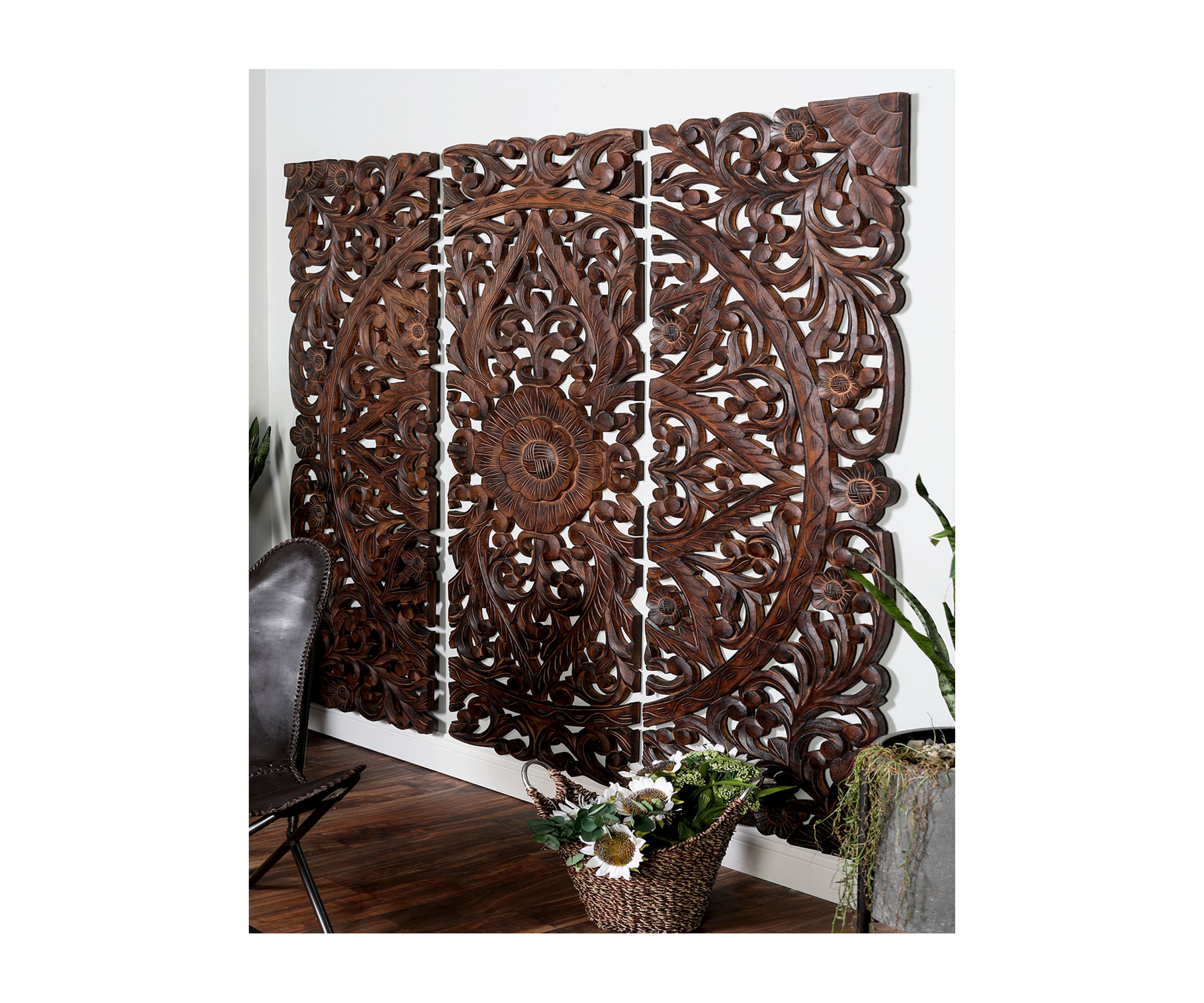 Monroe Lane Traditional Wood Wall Decor - Set of 3 | Belk
