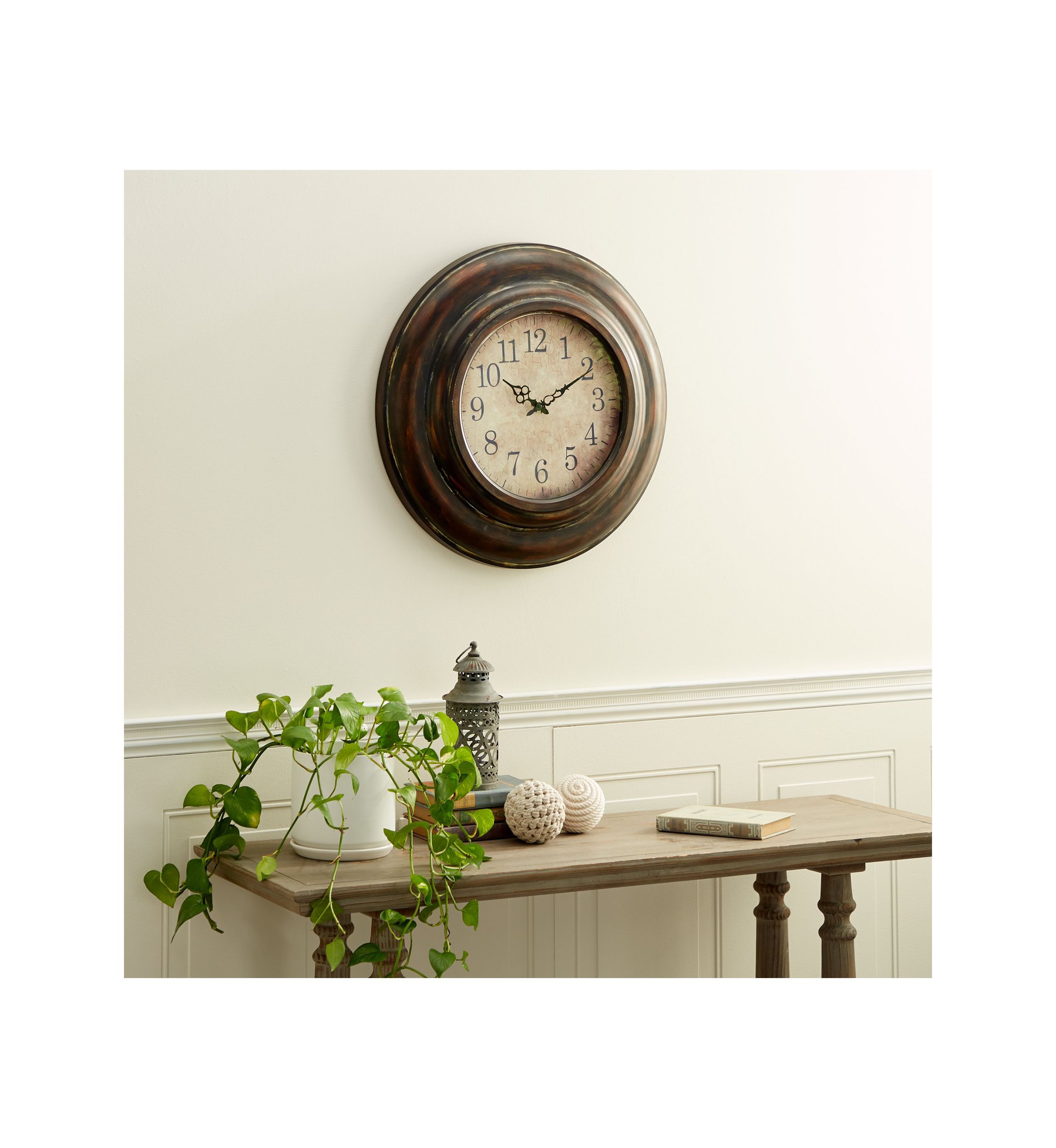 Monroe Lane Rustic Metal Wall Clock | Belk