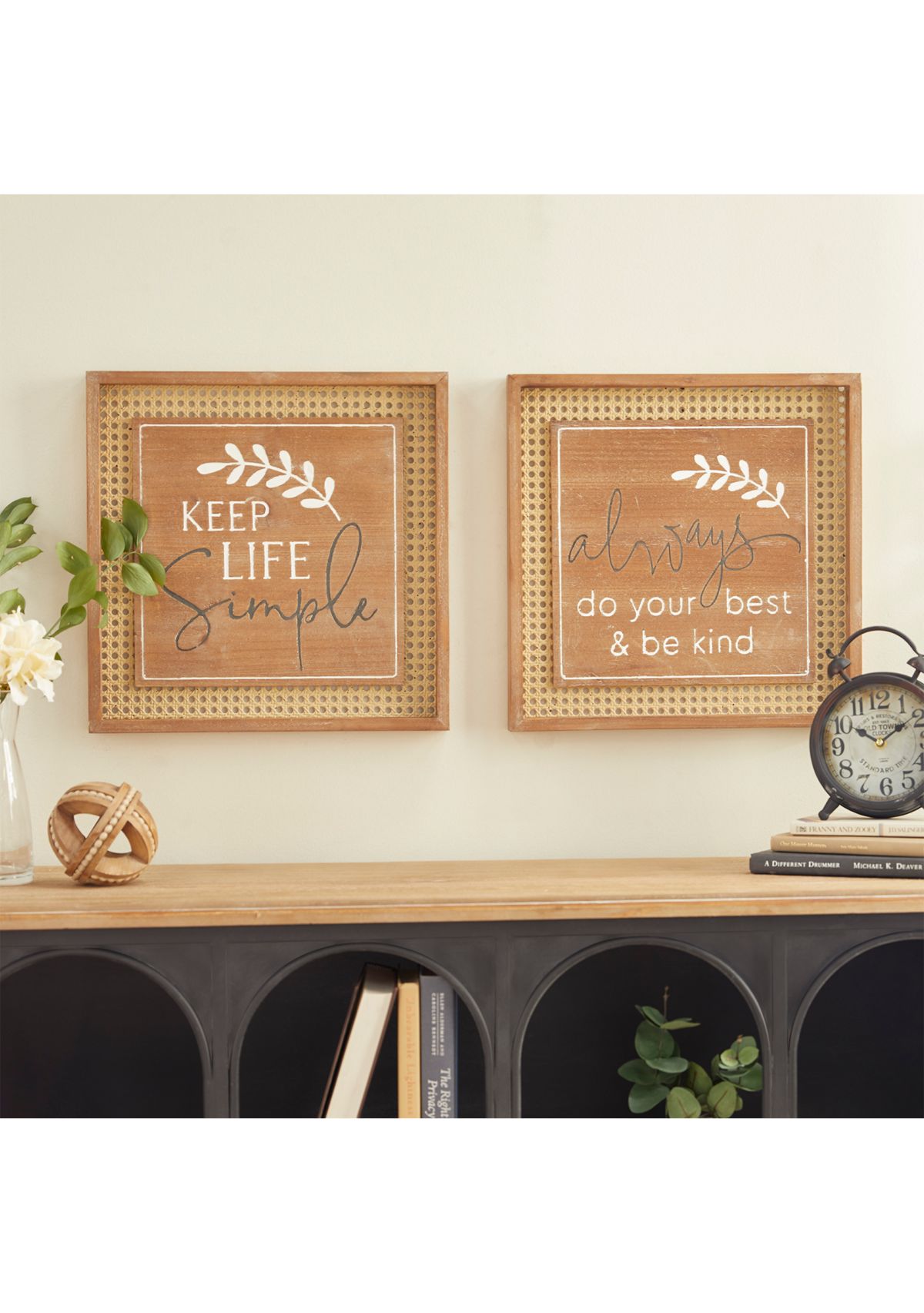 Monroe Lane Farmhouse Wood Wall Decor - Set of 2 | Belk