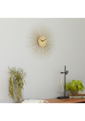 Monroe Lane Contemporary Metal Wall Clock | belk