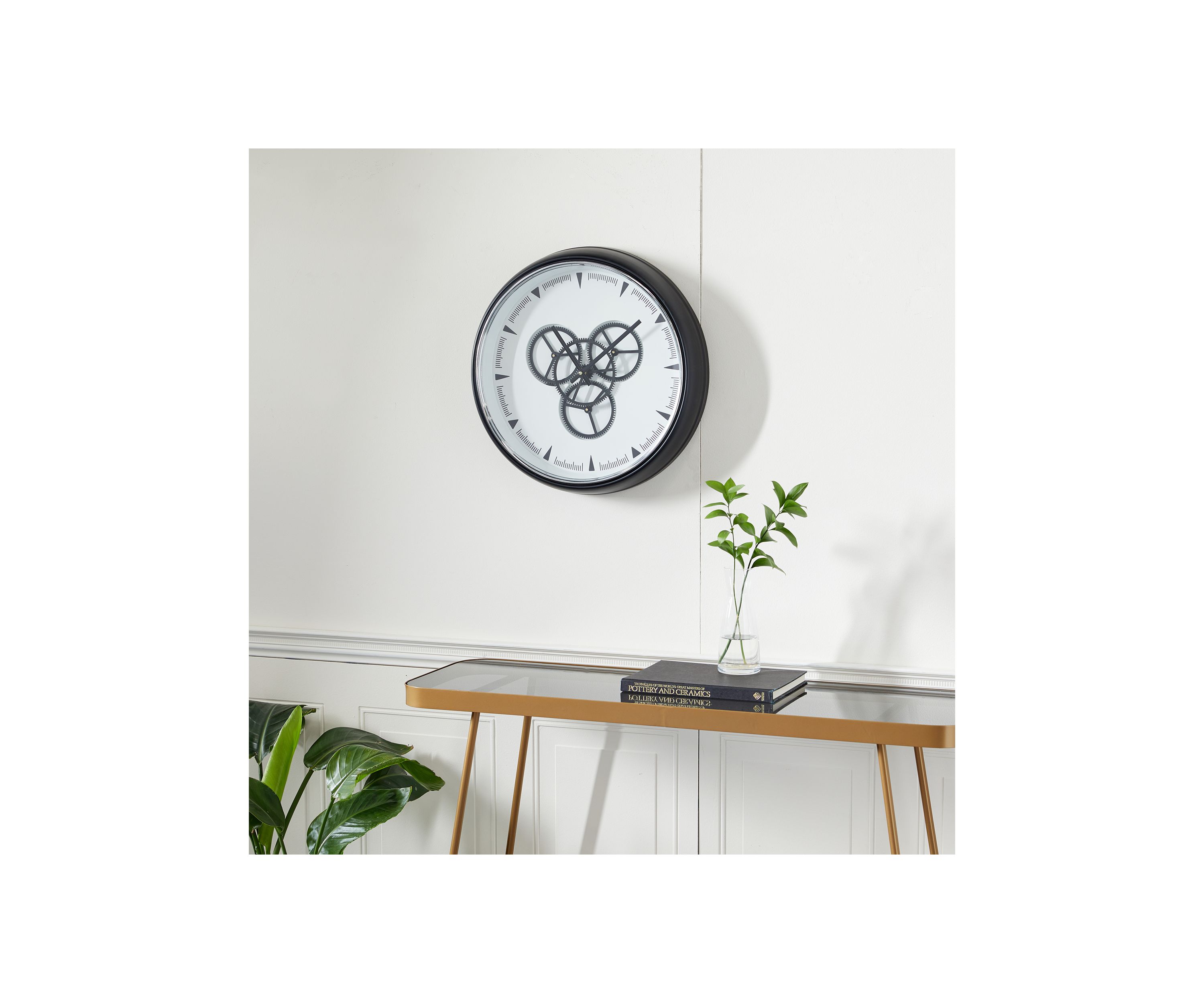 Monroe Lane Metal Contemporary Wall Clock | Belk