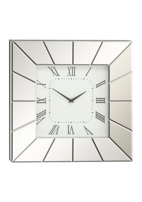 Monroe Lane Glam Glass Wall Clock | belk