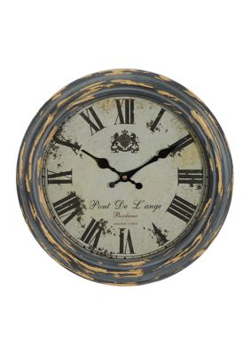 Monroe Lane Farmhouse Metal Wall Clock | belk