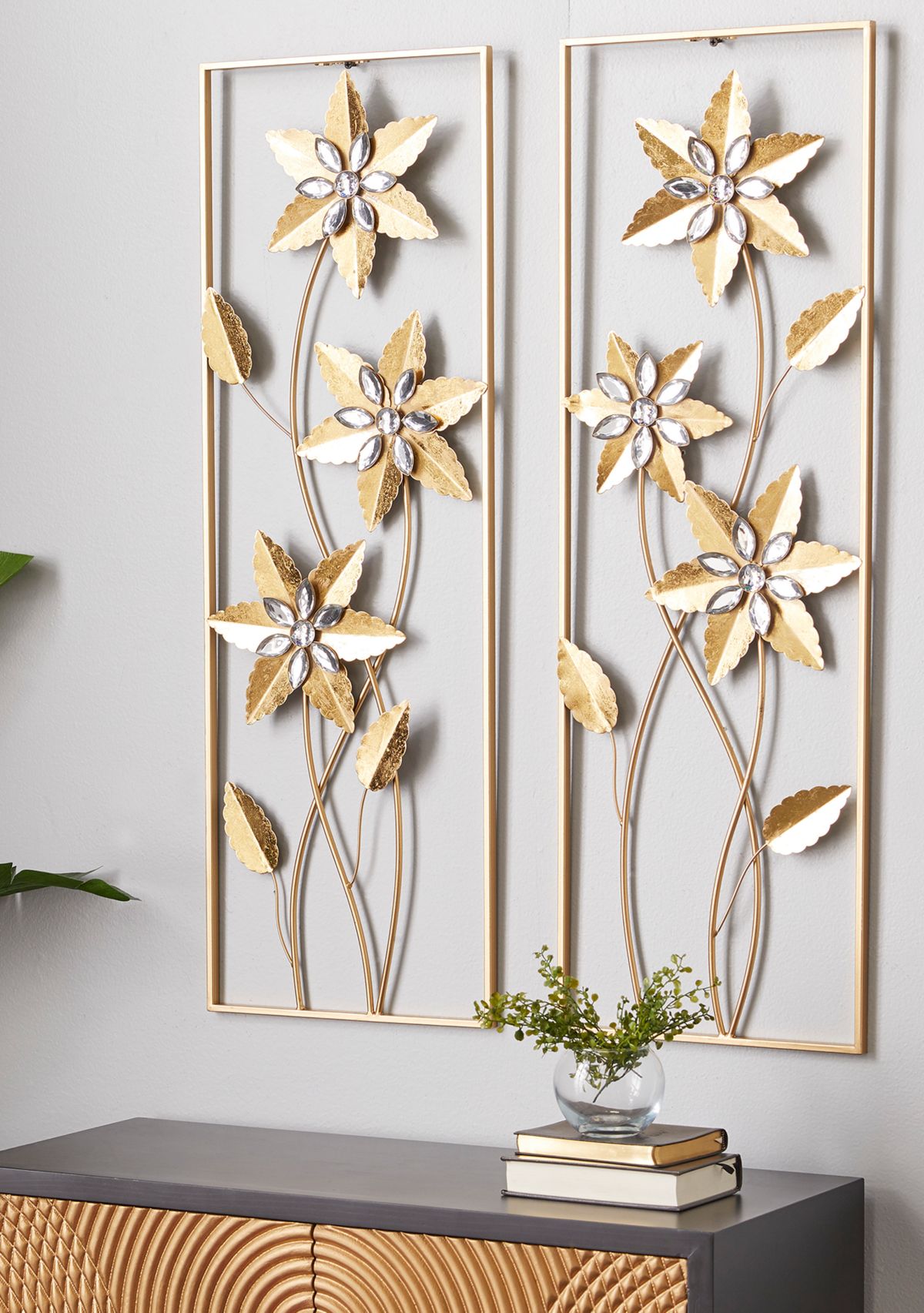 Monroe Lane Contemporary Metal Wall Decor - Set of 2 | Belk