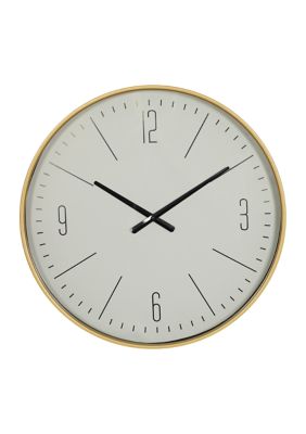 Monroe Lane Contemporary Glass Wall Clock | belk