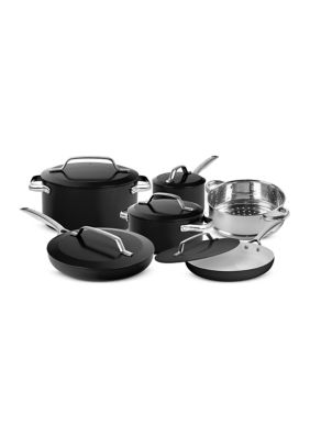 Gotham Steel Modern Black 11-Piece Cookware Set | belk