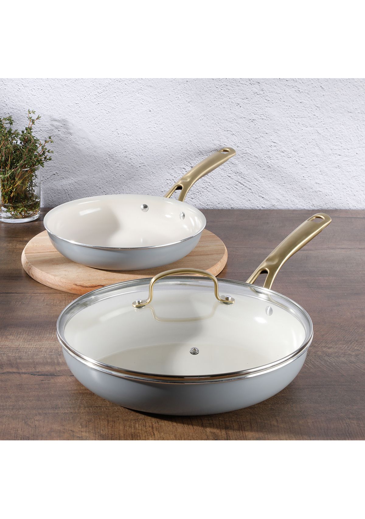 Biltmore® 3 Piece Ceramic Cookware Set | Belk