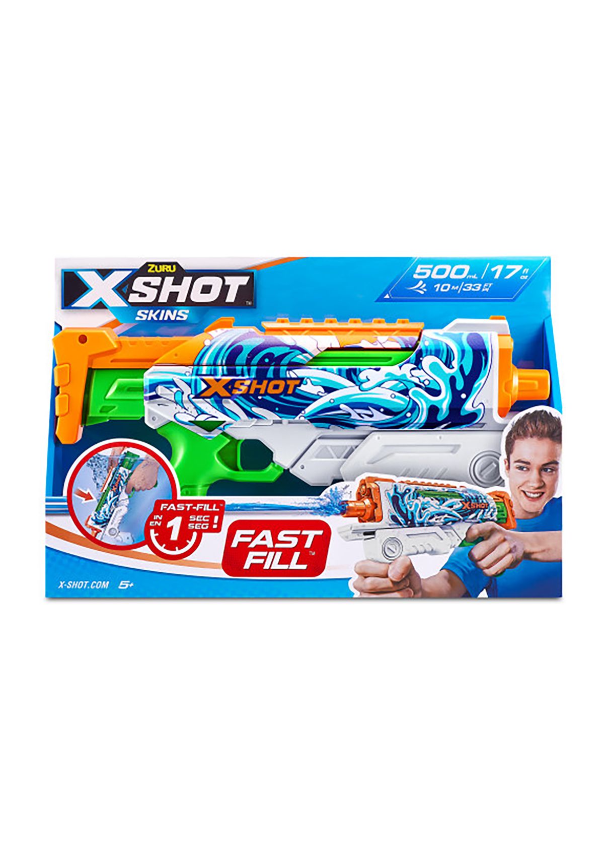 Zuru X-Shot Fast-Fill Skins Hyperload Water Gun | Belk