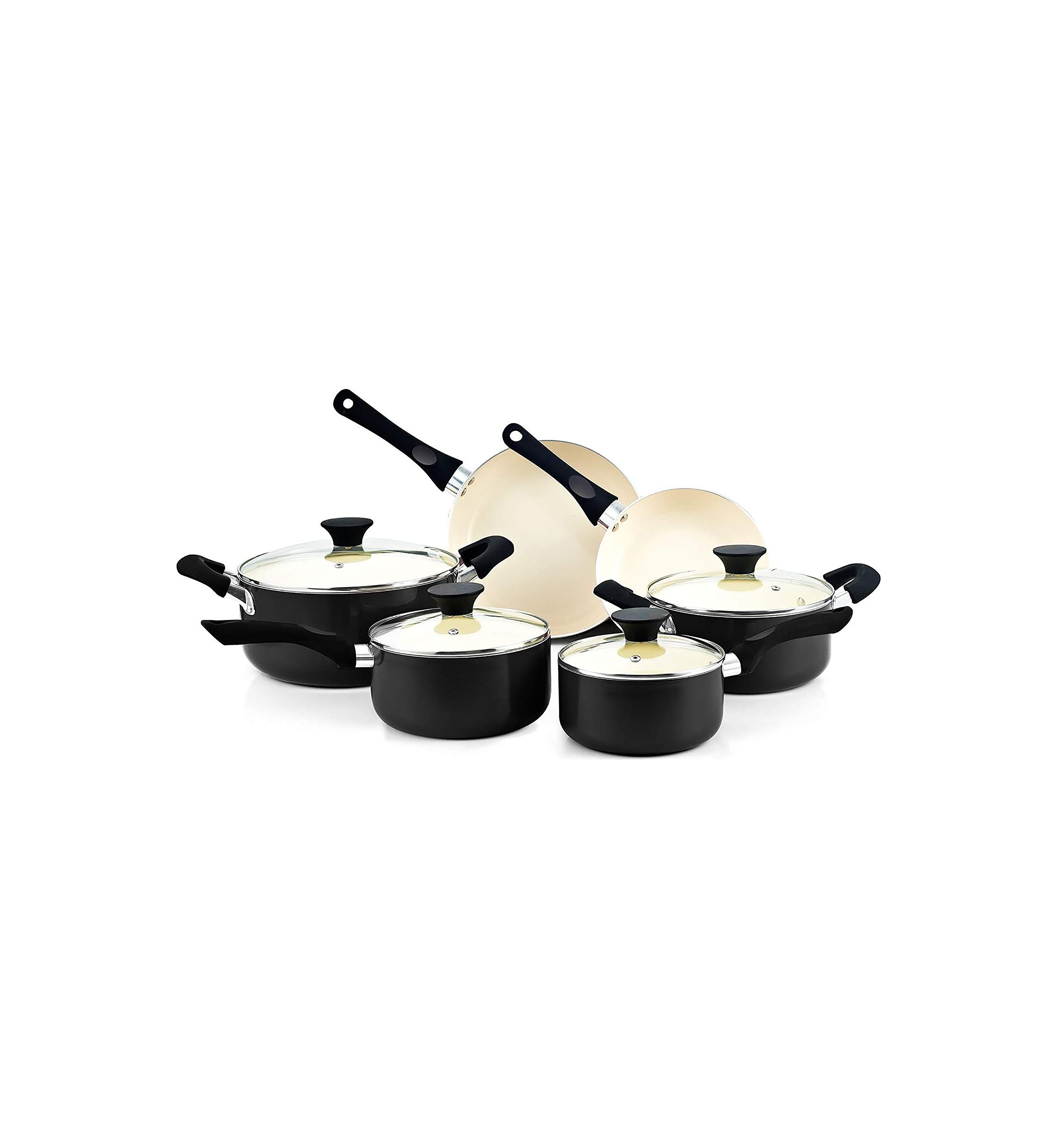 Cook N Home 10 Piece Nonstick Ceramic Coating Cookware set | Belk