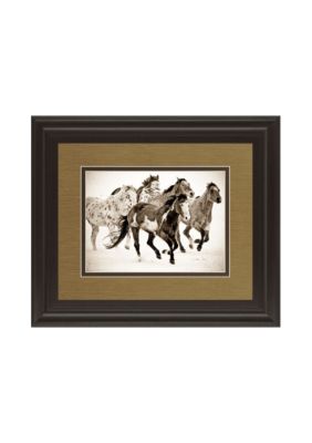 Classy Art Painted Horses Run Wall Art | belk