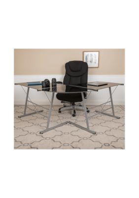 Belnick L-Shaped Desk 83.5" Computer Corner Desk, Gaming Corner Desk ...