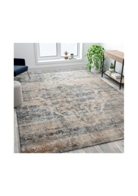 Belnick Artisan Old English Style Traditional Rug - 8' x 10' - Blue | belk