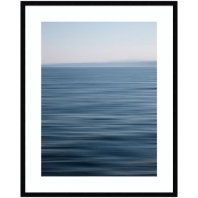 Amanti Art Abstract blue horizon Framed Wall Art Print | belk