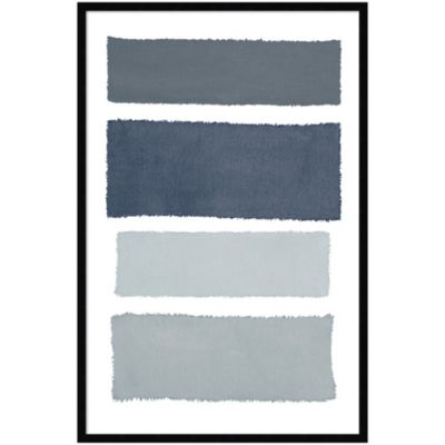 Amanti Art Painted Weaving I Gray Framed Wall Art Print | belk