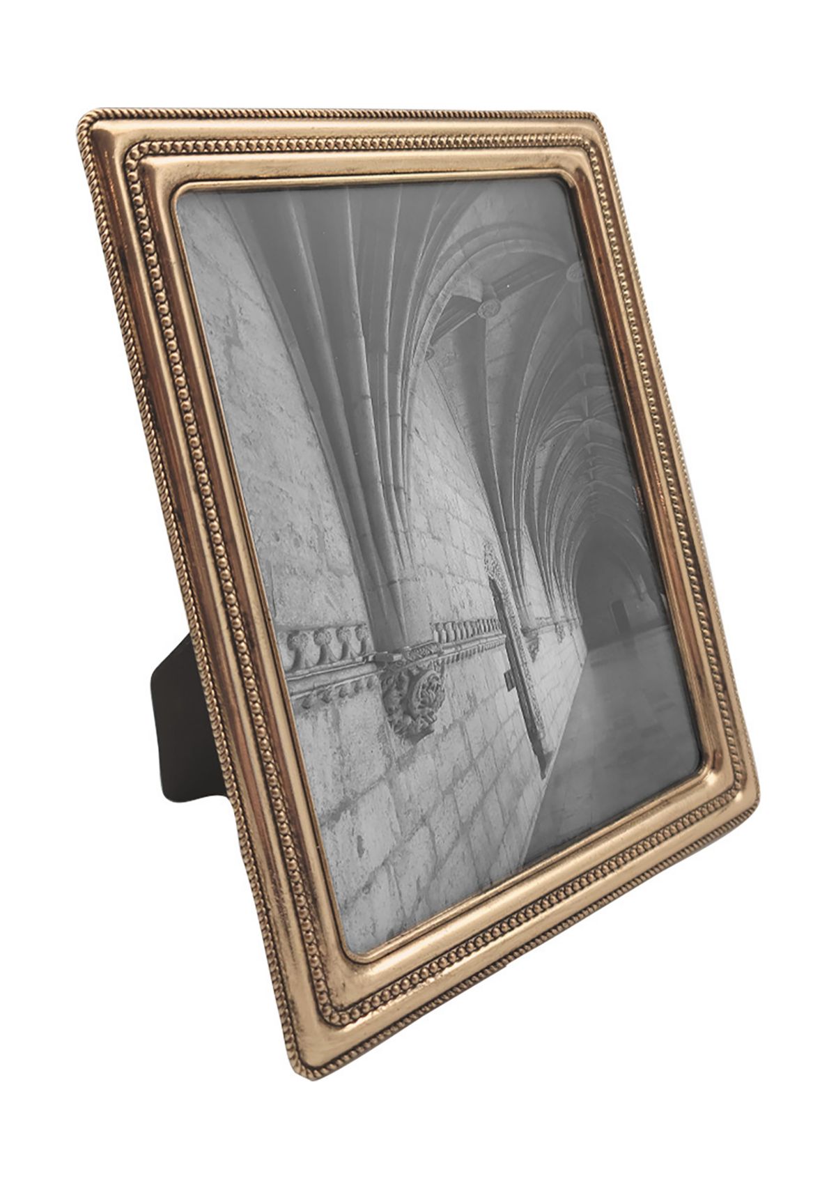 Elsa L 5" x 7" Gold Braided Bead Frame | Belk