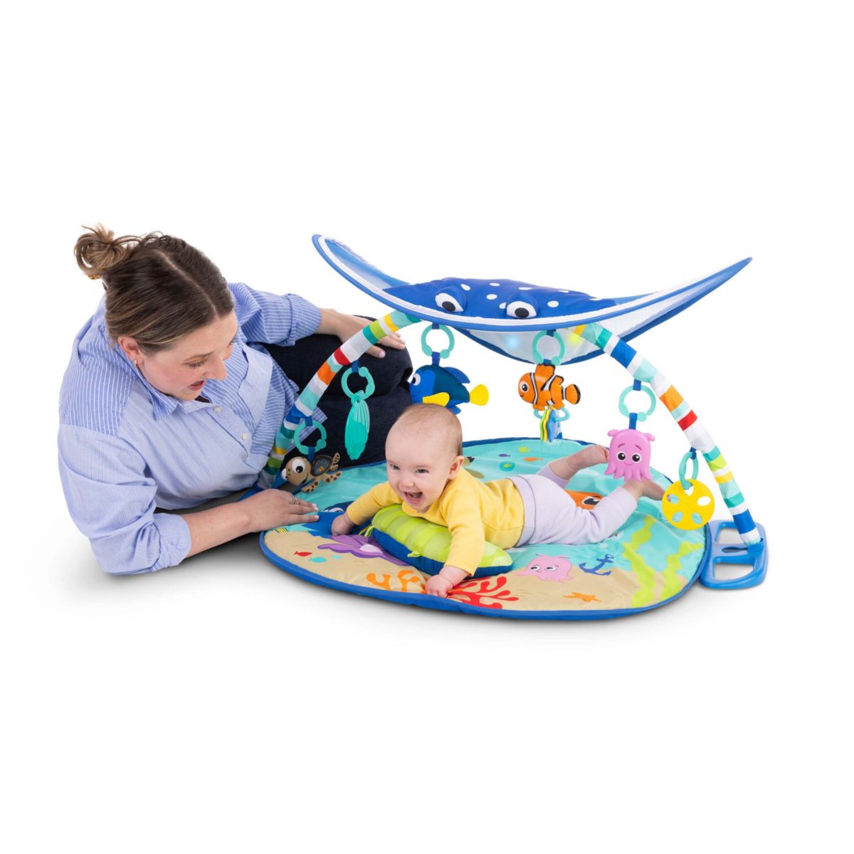 Bright Starts Disney Baby Finding Nemo Mr. Ray Ocean Lights & Music ...