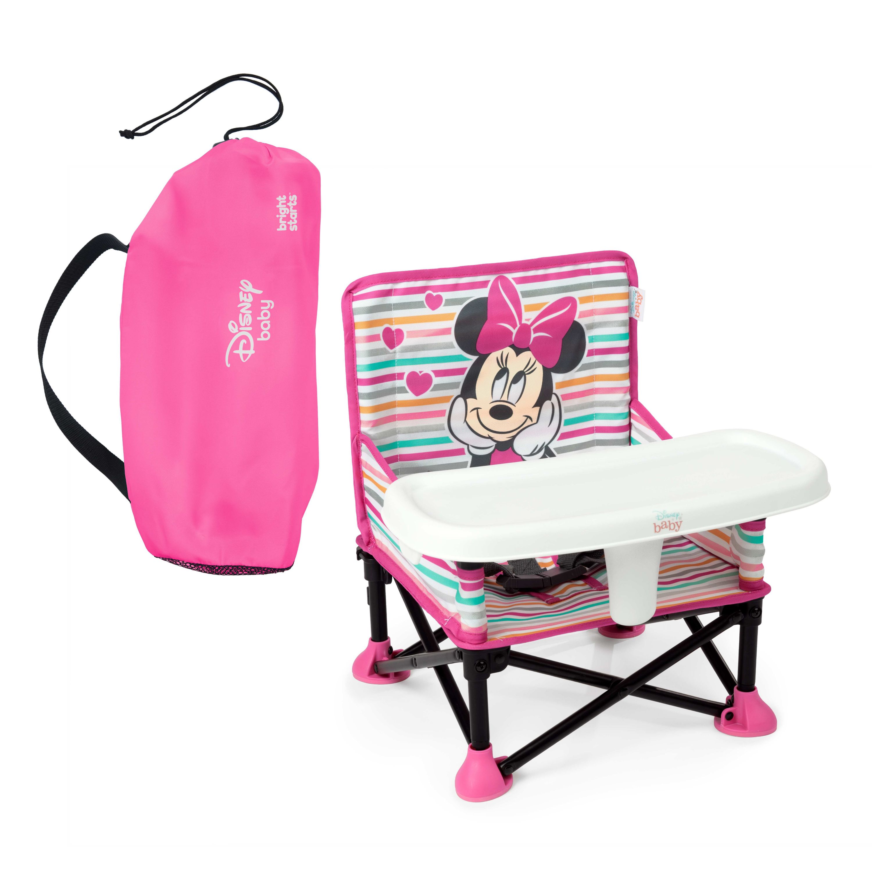 Bright Starts Disney Baby Pop 'N Sit Portable Booster, Minnie Mouse | Belk