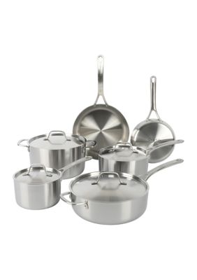 Sur La Table Stainless Steel 10 Piece Cookware Set | belk